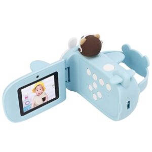 kids camera, cartoon bear children handheld dv camera 50 million dual camera 1080p hd children digital camera for kids girls boys 3-9 years old