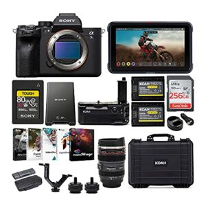 sony alpha a7s iii mirrorless digital camera video production bundle (15 items)