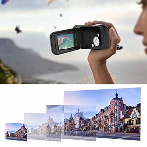 Digital Video Camera, 2.0 Inch TFT Color Display Screen Video Camera, 16X Kids Camera with USB Port, for Adults, Elderly, Children(Black)