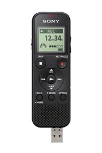 sony icd-px370 mono digital voice recorder with built-in usb voice recorder,black