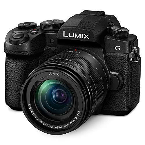 Panasonic LUMIX G95 20.3 Megapixel Mirrorless Camera, 12-60mm F3.5-5.6 Micro Four Thirds Lens, 5-Axis Dual I.S. 2, 4K 24p 30p Video, Pre-Installed V-Log L, 3” LCD Touchscreen - DC-G95MK (Black)