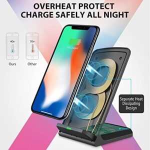 Wireless Charger for Apple iPhone 14| 13 | 13 Mini | 13 Pro | 13 Pro Max | 12 Mini | 12 Pro Max | 11 | Xs Max | Xr | X | 8 | 8 Plus | SE 2020 Qi-Certified 7.5w Fast Charging Stand