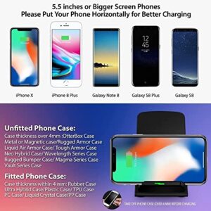 Wireless Charger for Apple iPhone 14| 13 | 13 Mini | 13 Pro | 13 Pro Max | 12 Mini | 12 Pro Max | 11 | Xs Max | Xr | X | 8 | 8 Plus | SE 2020 Qi-Certified 7.5w Fast Charging Stand