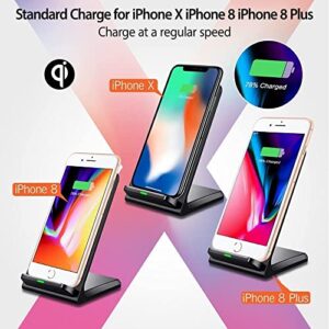 Wireless Charger for Apple iPhone 14| 13 | 13 Mini | 13 Pro | 13 Pro Max | 12 Mini | 12 Pro Max | 11 | Xs Max | Xr | X | 8 | 8 Plus | SE 2020 Qi-Certified 7.5w Fast Charging Stand