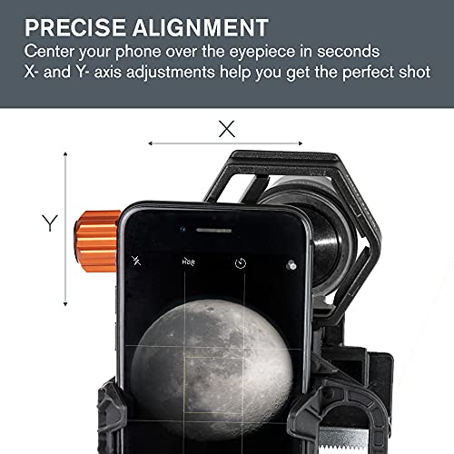 Celestron - NexGo DX Kit - Universal Smartphone Adapter - Digiscoping Smartphone Adapter - BONUS Bluetooth Shutter Release Remote