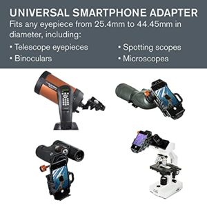 Celestron - NexGo DX Kit - Universal Smartphone Adapter - Digiscoping Smartphone Adapter - BONUS Bluetooth Shutter Release Remote