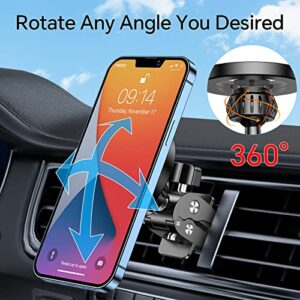 Compatible for Magsafe Car Vent Mount [ Strongest Magnet ] for iPhone Magsafe Car Mount Vent [ 360° Adjustable] Magnetic Phone Holder for Car for 14 13 12 Pro Plus Max Mini MagSafe Case All Phones