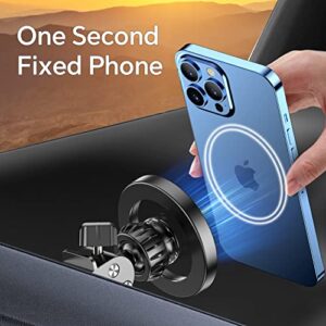 Compatible for Magsafe Car Vent Mount [ Strongest Magnet ] for iPhone Magsafe Car Mount Vent [ 360° Adjustable] Magnetic Phone Holder for Car for 14 13 12 Pro Plus Max Mini MagSafe Case All Phones