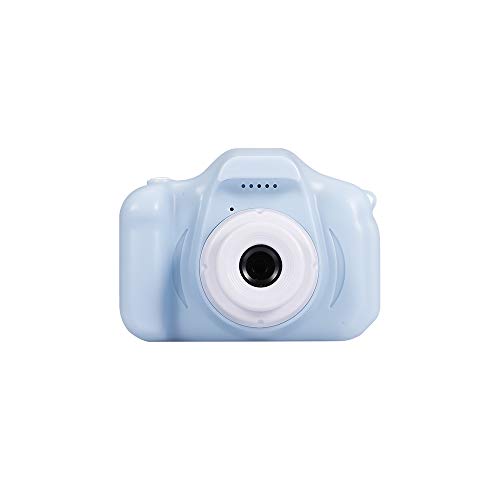 dsfen X2 Mini Kids Camera 2 inch HD Color Display Rechargable Mini Camera Video Camera Lovely Camera with 32GB Memory Card Blue