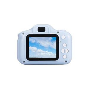 dsfen X2 Mini Kids Camera 2 inch HD Color Display Rechargable Mini Camera Video Camera Lovely Camera with 32GB Memory Card Blue