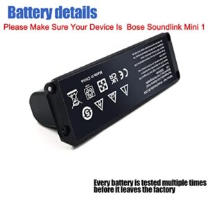 JGTM 061384 Speaker Battery for Bose Soundlink Mini I one/Bose SoundLink Mini Bluetooth Speaker one/Bose SoundLink Mini Bluetooth Speaker I/Bose Mini I 061385 061386 063404 063287