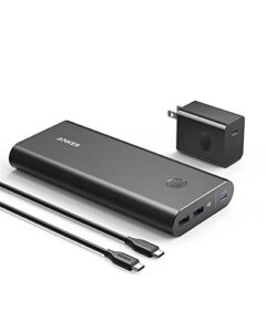 anker powercore+ 26800mah pd 45w with 60w pd charger, power delivery portable charger bundle for usb c macbook air/pro/dell xps, ipad pro, iphone 14/13/12 series, and more