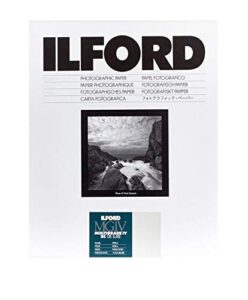 ilford multigrade iv rc deluxe resin coated vc variable contrast black & white enlarging paper – 8×10″ – 25 sheets – pearl surface