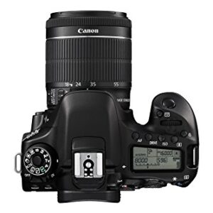 Canon Digital SLR Camera Body [EOS 80D] with EF-S 18-55mm f/3.5-5.6 Image Stabilization STM Lens with 24.2 Megapixel (APS-C) CMOS Sensor and Dual Pixel CMOS AF - Black