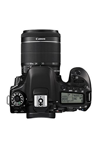 Canon Digital SLR Camera Body [EOS 80D] with EF-S 18-55mm f/3.5-5.6 Image Stabilization STM Lens with 24.2 Megapixel (APS-C) CMOS Sensor and Dual Pixel CMOS AF - Black