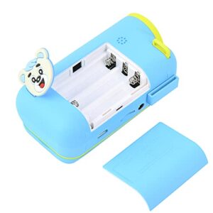 PUSOKEI Mini Kids Digital Camera 1.7inch Full Color Display Up to 32GB Child Video Camera with Cartoon Stickers for Children Birthday Gift(Blue)