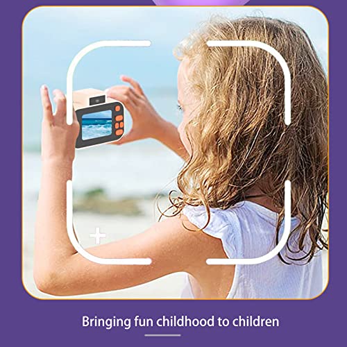 Nsxcdh Children's Digital Camera, 2.0inch IPS Dual Front & Rear Cameras, 4800W HD Camera with 8X Digital Zoom for Photography & Video Recording, Children's Gift