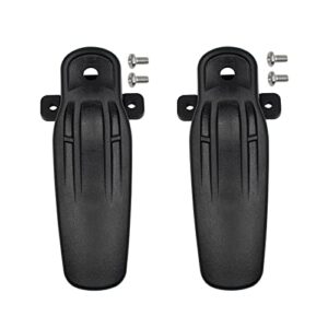 2pc kbh-11 belt clip for kenwood nx-5200 nx-5300 nx-5400 tk3180 tk2180 tk-5220 tk5320 nx-200g nx5200 portable radios