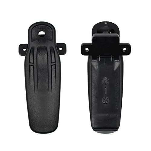 2PC KBH-11 Belt Clip for Kenwood NX-5200 NX-5300 NX-5400 TK3180 TK2180 TK-5220 tk5320 nx-200g nx5200 Portable Radios