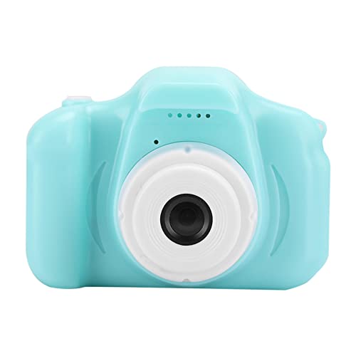 CUTULAMO Kids Selfie Camera, Kids Camera Toys DIY Photos Mini Camera with 2.0in Color Screen Cartoon Photo Frames for 3-12 Year Old Boys Girls for Birthday Gifts(Green)