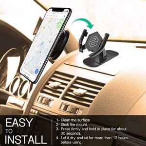 Spinoo Pop Clip Car Mount for Pop Grip Users – Includes Custom Phone Grip Socket & 3 Adjustable & Sturdy Pop Grip Car Mounts Such as 1 Windshield Mount, 1 Air-Vent Mount, 1 Dashboard Mount