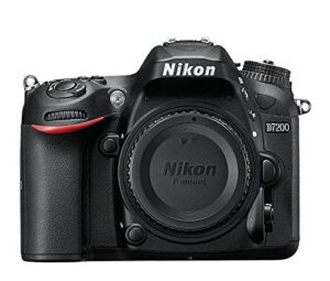 nikon d7200 dx-format dslr body (black)