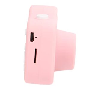 Shanrya Kids Photo Video Camera, Kids Digital Camera Multifunctional Rechargeable Cute for Gifts(Single Shot Pink)