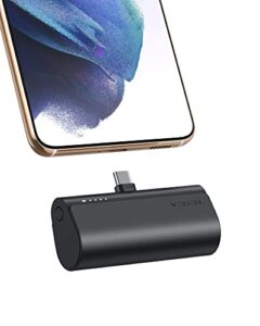 veger portable charger, usb c power bank, 5000mah mini battery pack fast charging 20w small charging bank for samsung galaxy s21, s20, s10, s9, note 20, pixel, moto, lg, oculus quest, android phones