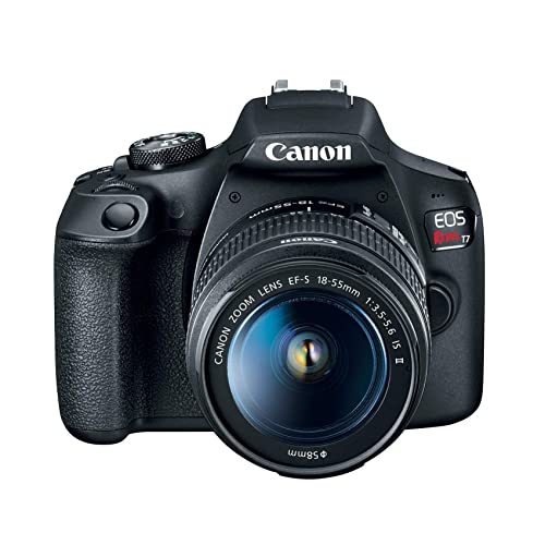 Canon EOS Rebel T7 DSLR Camera w/EF-S 18-55mm F/3.5-5.6 Zoom Lens + 128GB Memory + Case + Tripod + Filters + Accessory Bundle (Renewed)