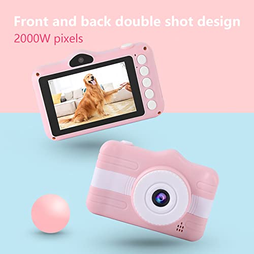 TOUMENY HD Dual Camera Mini Camera, Record Life Digital Camera, 1080P Front and Rear Dual Camera 2000W Pixels