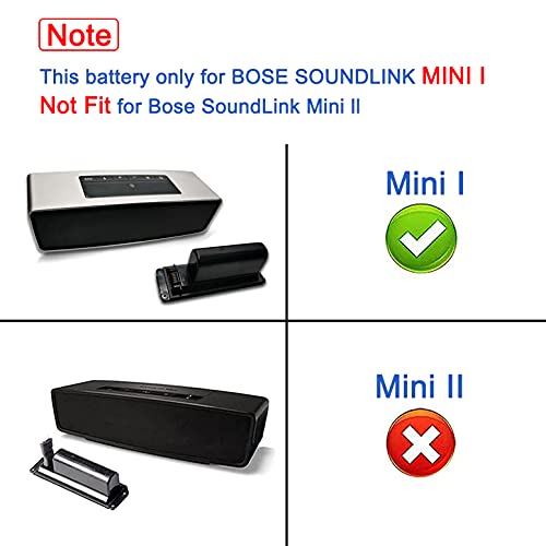 JOTACT 061384 Speaker Battery Compatible with Bose Soundlink Mini I one SoundLink Mini Bluetooth Speaker one Series SOUDLINK 061385 061386 063404 063287 (7.4V 17W/2230mAh 2-Cell)