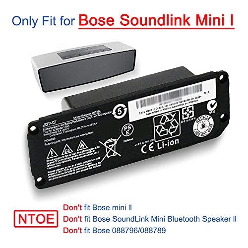 JOTACT 061384 Speaker Battery Compatible with Bose Soundlink Mini I one SoundLink Mini Bluetooth Speaker one Series SOUDLINK 061385 061386 063404 063287 (7.4V 17W/2230mAh 2-Cell)