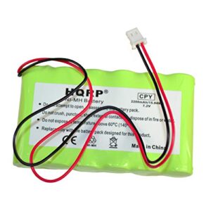 HQRP Battery 2200mAh Compatible with Ademco Honeywell Lynx LYNXRCHKITHC LYNXRCHKIT-HC K5109 781410403291 55026089 WALYNX-RCHB-SC WALYNXRCHBSC LYNXRCHKIT-SC Replacement