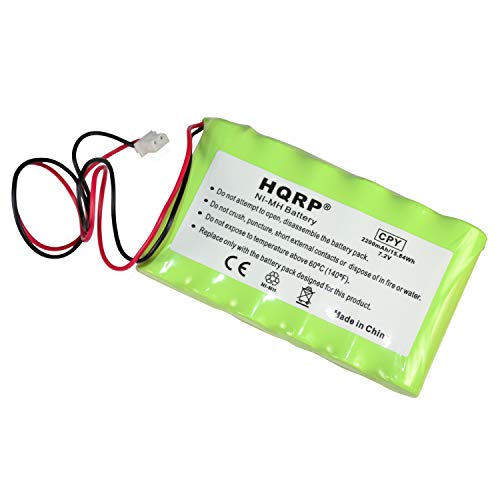 HQRP Battery 2200mAh Compatible with Ademco Honeywell Lynx LYNXRCHKITHC LYNXRCHKIT-HC K5109 781410403291 55026089 WALYNX-RCHB-SC WALYNXRCHBSC LYNXRCHKIT-SC Replacement