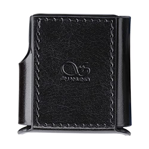 SHANLING M0 Pro Leather Case,SHANLING M0 Pro Portable Music Player Special Protective Case,PU Leather Material,Anti-Collision and Anti-Fall,Corrosion Resistance (M0 Pro Case Black)