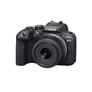 Canon EOS R10 Mirrorless Camera w/RF-S18-45mm f/4.5-6.3 is STM Lens Kit (Renewed)