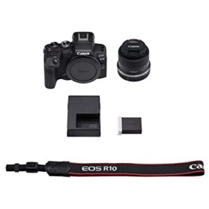 Canon EOS R10 Mirrorless Camera w/RF-S18-45mm f/4.5-6.3 is STM Lens Kit (Renewed)