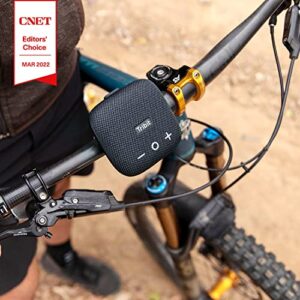 Tribit StormBox Micro 2 Portable Speaker: 90dB Loud Sound Deep Bass IP67 Waterproof Small Speaker Built-in Strap, 12H Playtime Long Battery Powerbank for Outdoor Camping Biking, 120ft Bluetooth Range