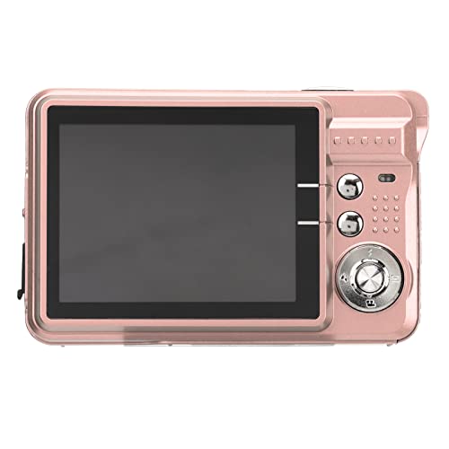 4K Digital Camera with 2.7in LCD Display, 48MP 8X Zoom Digital Camera, Anti Shake Vlogging Camera for Photography Continuous Shooting, with Fill Light (Pink)