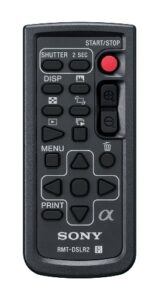 sony rmtdslr2 wireless remote for alpha & nex, (black)