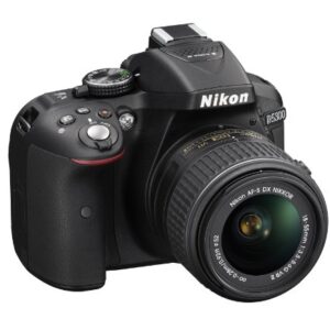 Nikon D5300 24.2 MP CMOS Digital SLR Camera with 18-55mm f/3.5-5.6G ED VR Auto Focus-S DX NIKKOR Zoom Lens (Black)