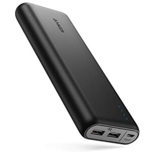 Anker PowerCore 20,100mAh Portable Charger Ultra High Capacity Power Bank with 4.8A Output and PowerIQ Technology, External Battery Pack for iPhone, iPad & Samsung Galaxy & More (Black)