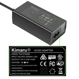 Kimaru ACK-E8 AC Power Adapter LP-E8 Dummy Battery DR-E8 DC Coupler Kit for Canon T2i, T3i, T4i, T5i, Kiss X4, Kiss X5, Kiss X6i, Kiss X7i, 700D, 650D, 600D, 550D Cameras.