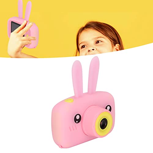 Shanrya Children's Cartoon Camera, Kids Camera Portable 1080P Full HD for Girl