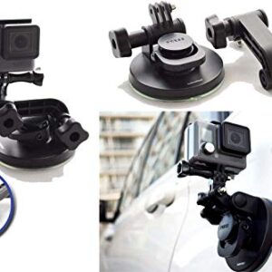 SublimeWare Suction Cup for Gopro Mount Car Windshield Window Vehicle Boat Camera Holder for Gopro Suction Cup Mount - for GoPro Hero 10 Hero 9 Black Max 360 Hero 8 Black Hero 7 Hero 6 HD