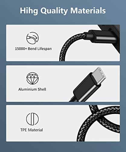 USB C to 3.5mm Car Aux Cable, 2 in 1 USB C to 3.5mm Car Stereo Aux Headphone Jack Cable with USB C Charging Compatible with Samsung Galaxy S23/S22 Ultra/S21/S21FE/Note 20, Google Pixel 7/7Pro/6/5/4/3