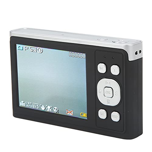 Portable Camera, AF Autofocus 16X Zoom Digital Camera 2.88in IPS HD Screen ABS Metal for Shooting(Black)