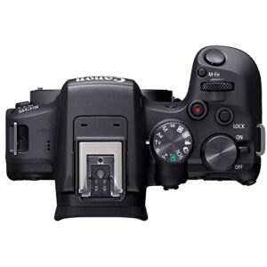 Canon EOS R10 Mirrorless Camera (5331C002) + Sony 64GB Tough SD Card + Bag + Charger + LPE17 Battery + Card Reader + Corel Photo Software + HDMI Cable + Flex Tripod + Hand Strap + More (Renewed)