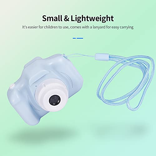 PENCHEN X2 Mini Kids Camera 2 inch HD Color Display Rechargable Mini Camera Video Camera Lovely Camera with 32GB Memory Card Green