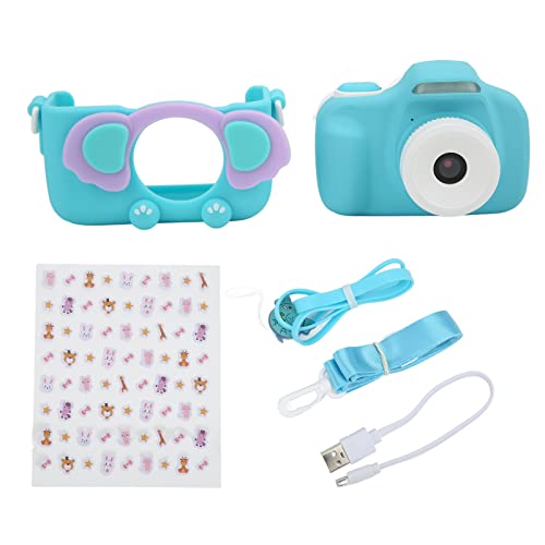 Shanrya Kids Digital Camera, 1080p Digital Children Camera 48MP Dual Camera Anti Fall 3 Inch High Definition for Gifts